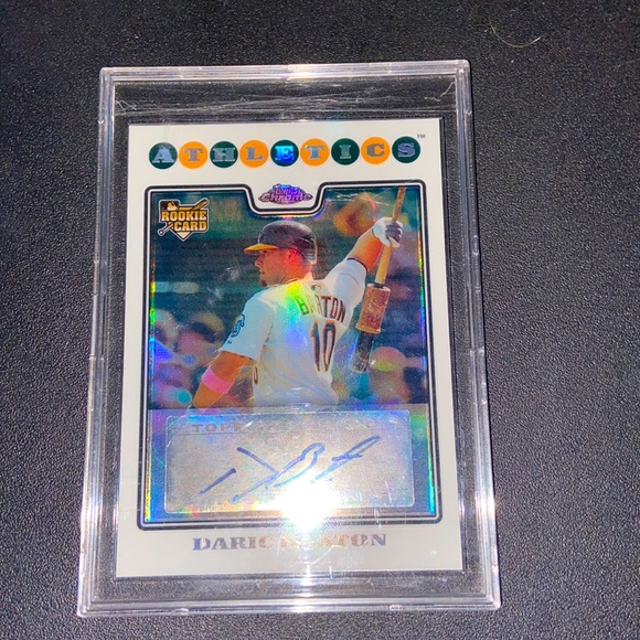 Other | 208 Autographed Darin Barton 1b Baseball Card | Poshmark